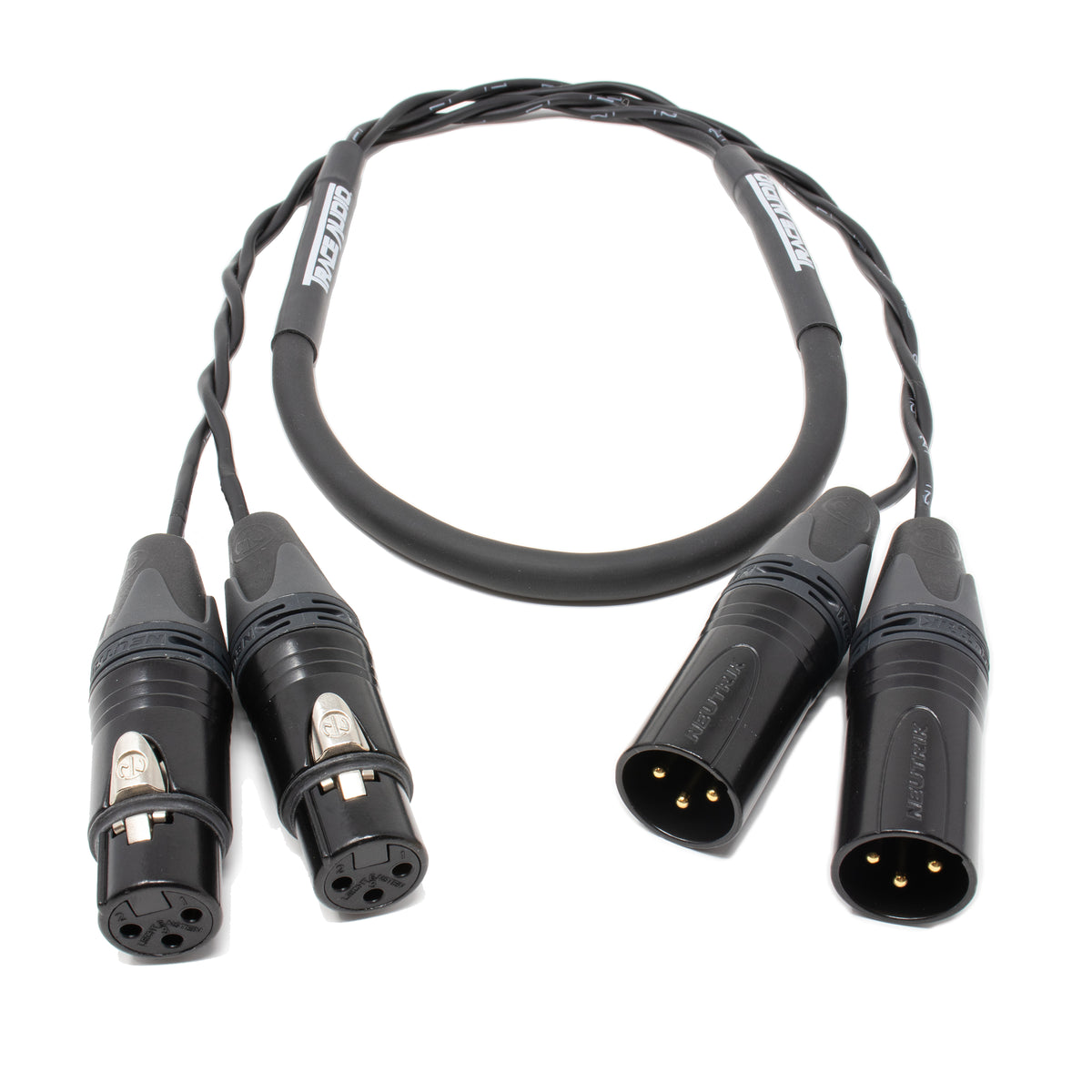 2 Channel Analog Snake Made from Mogami 2930 and Neutrik Gold XLR. Sta ...