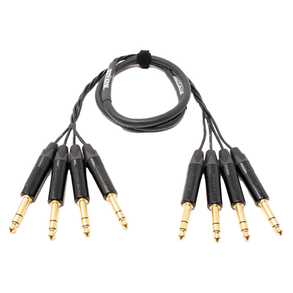 4 Channel Analog Snake Made from Mogami 2931 and Neutrik Gold 1/4" TRS ...