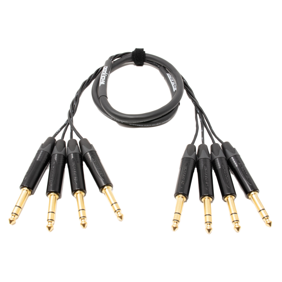 4 Channel Analog Snake Made from Mogami 2931 and Neutrik Gold 1/4" TRS ...