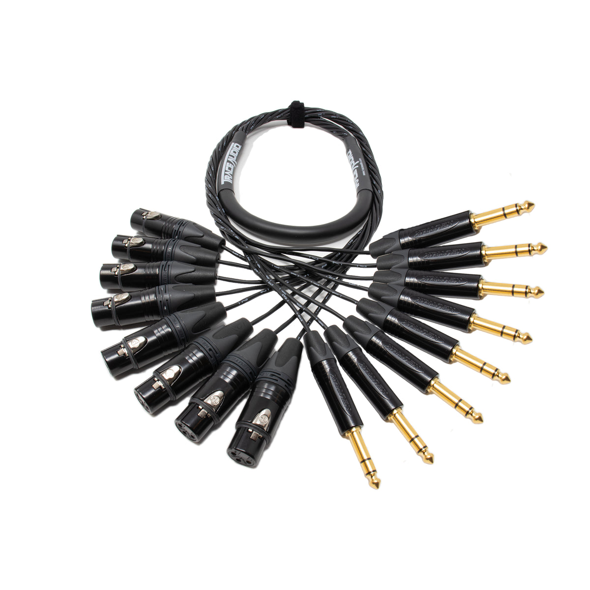 8 Channel Analog Snake Made from Mogami 2932 and Neutrik Gold XLR F to ...