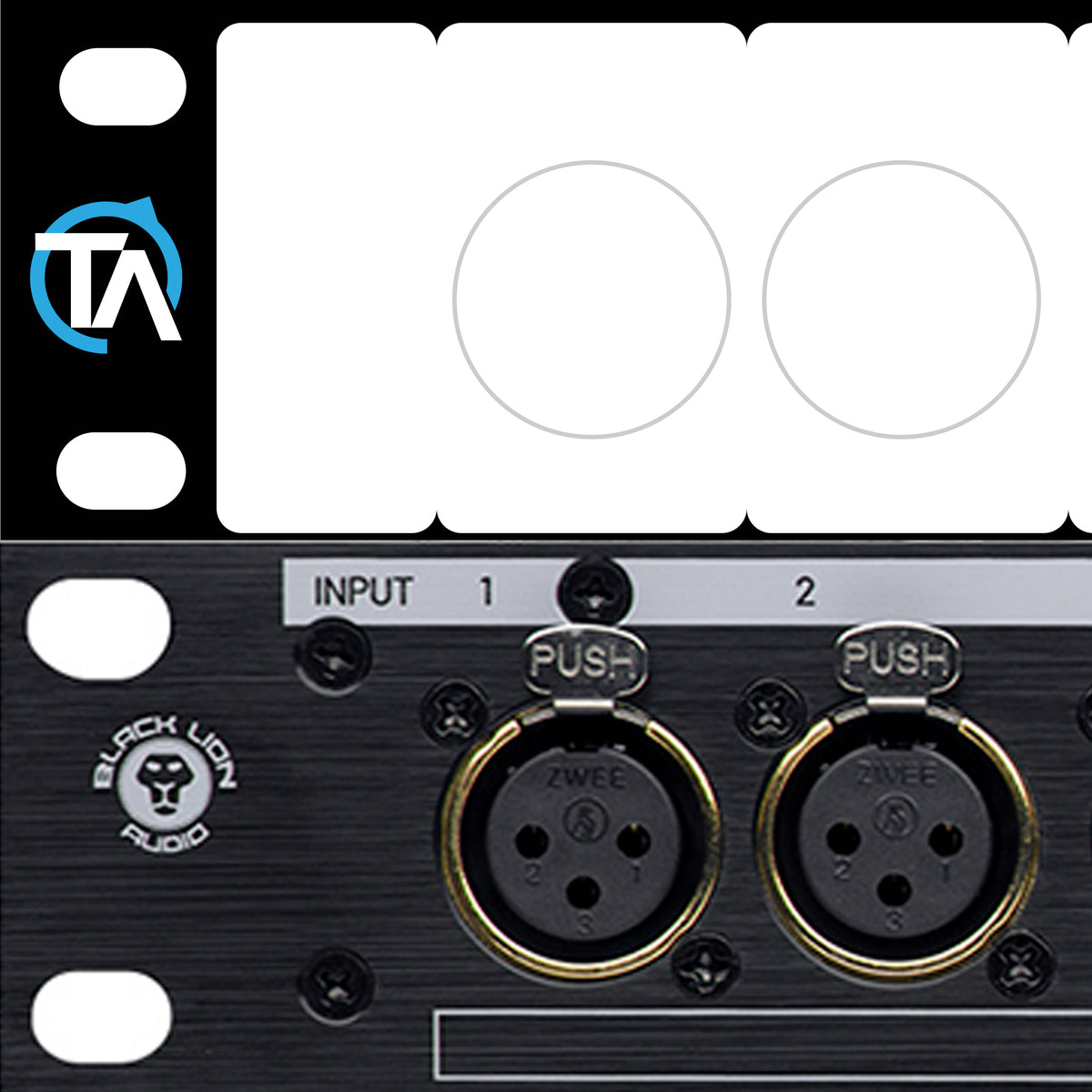 Write-Your-Own Patch Bay Label Compatible with Black Lion PBR XLR Bays ...