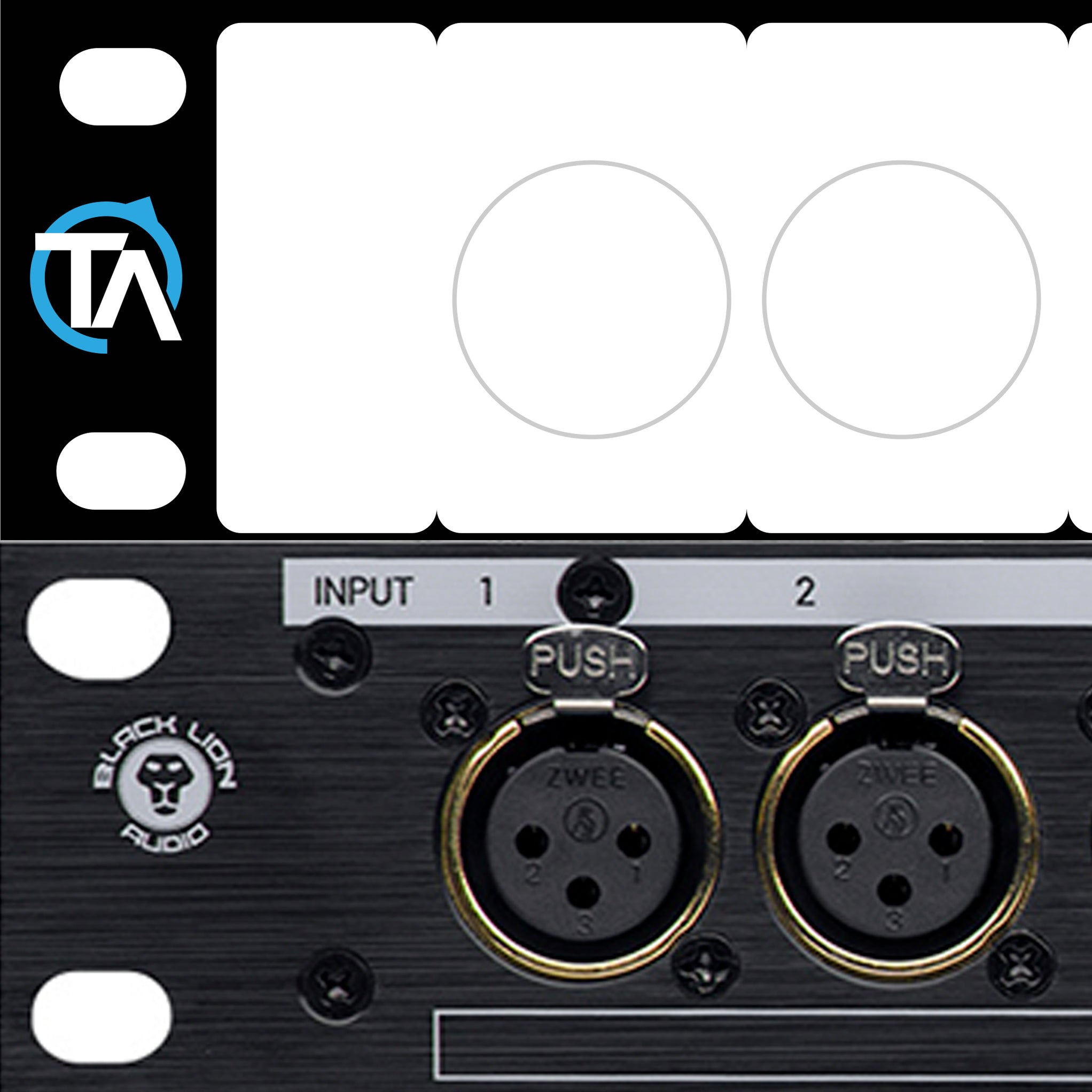 Write-Your-Own Patch Bay Label Compatible with Black Lion PBR XLR Bays — Trace Audio Store
