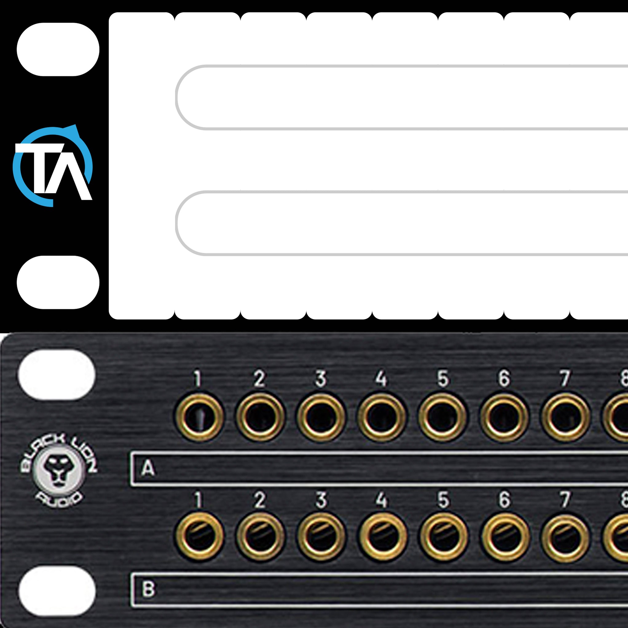 Write-Your-Own Patch Bay Label Compatible with Black Lion PBR TT Bays ...