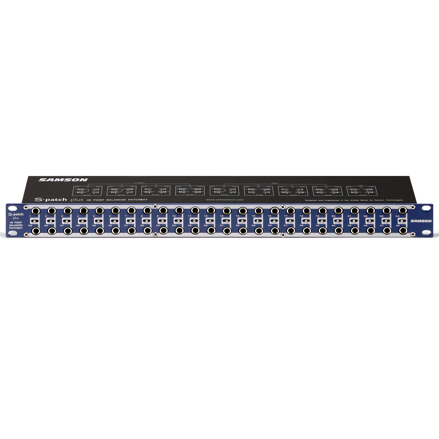 S-patch plus - 48-Point Balanced Patchbay. — Trace Audio Store