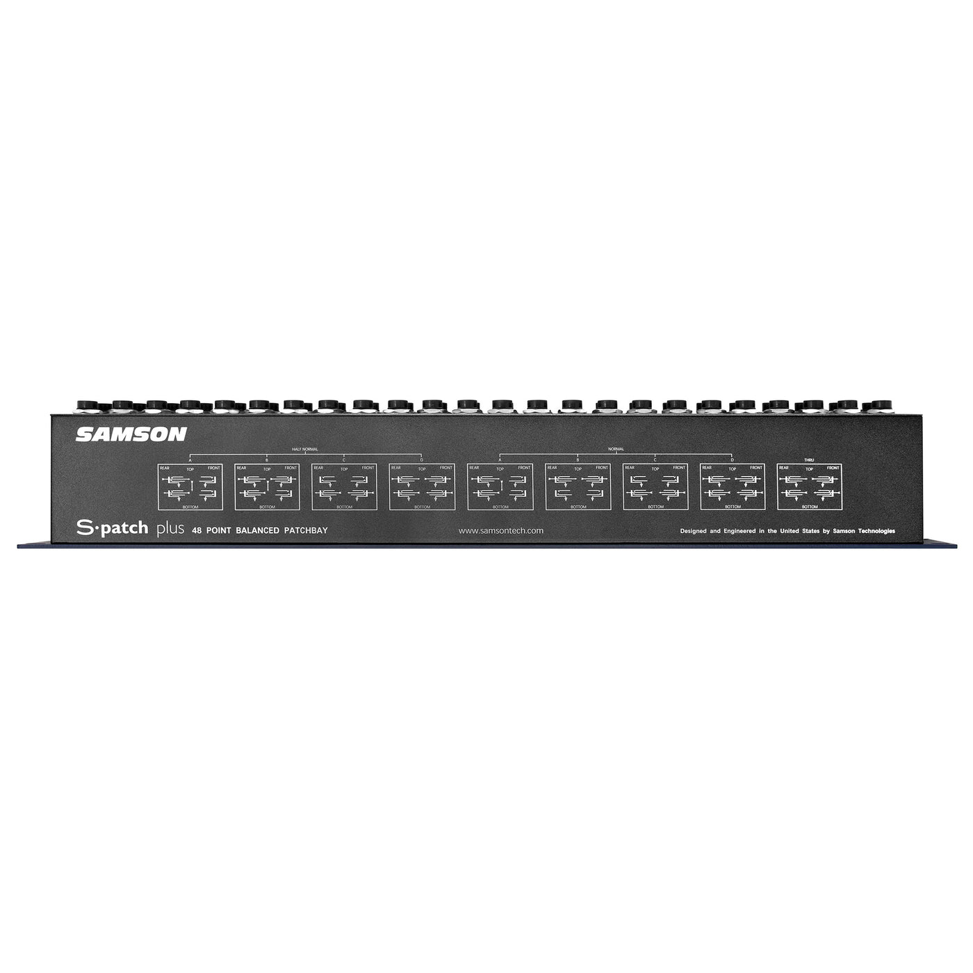 S-patch plus - 48-Point Balanced Patchbay. — Trace Audio Store